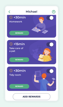 How to use the time rewards feature – Kidslox